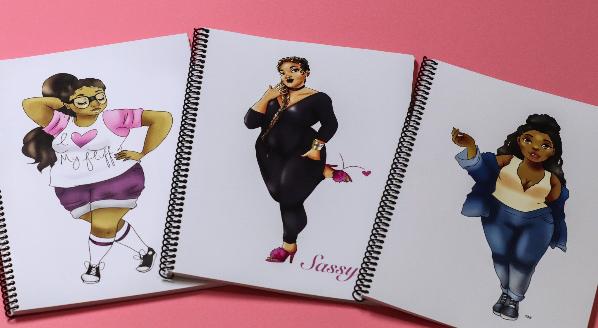 Rasheedah Full Size Spiral Notebook – My Beautiful Fluff